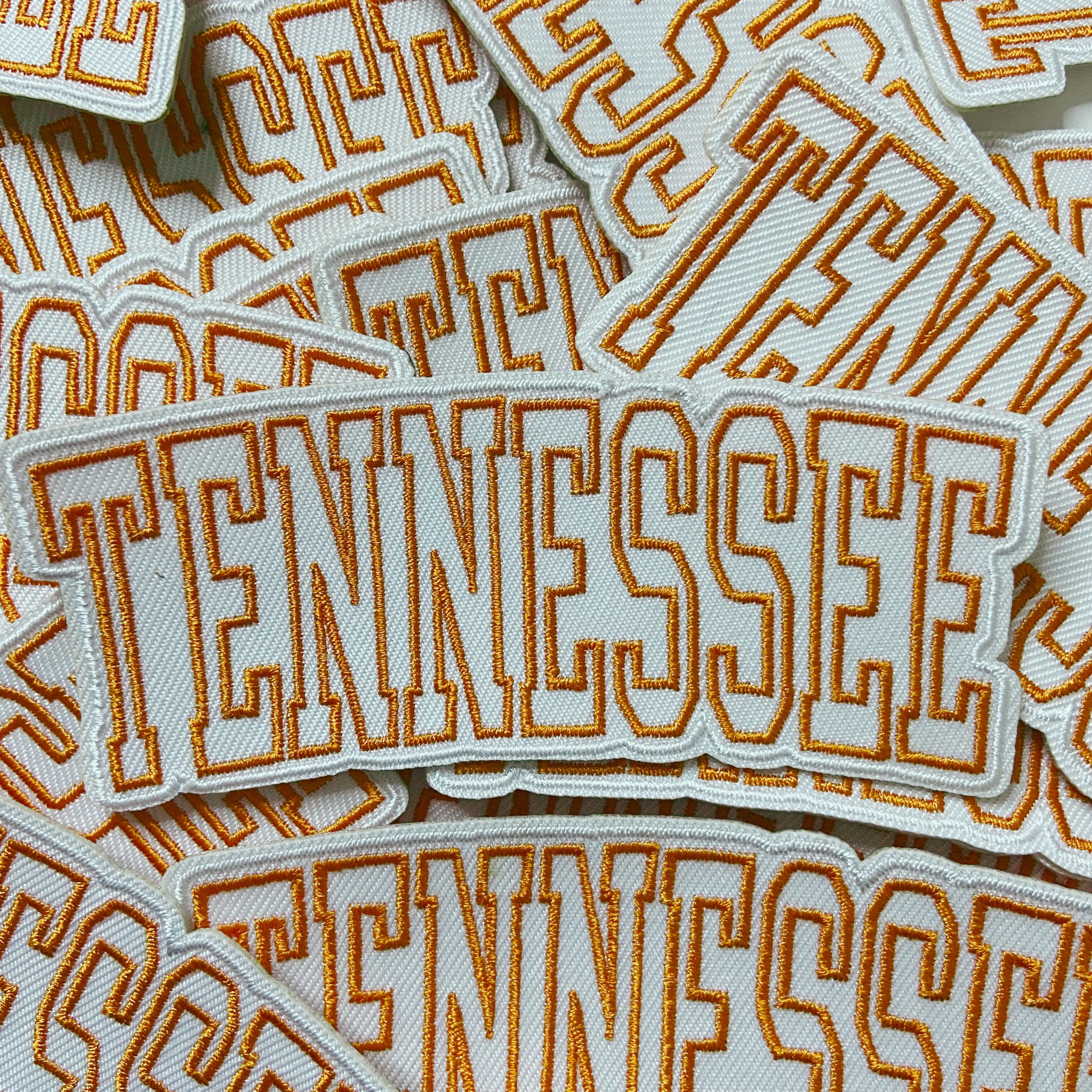 4" TENNESSEE - Embroidered Hat Patch – TEELUX