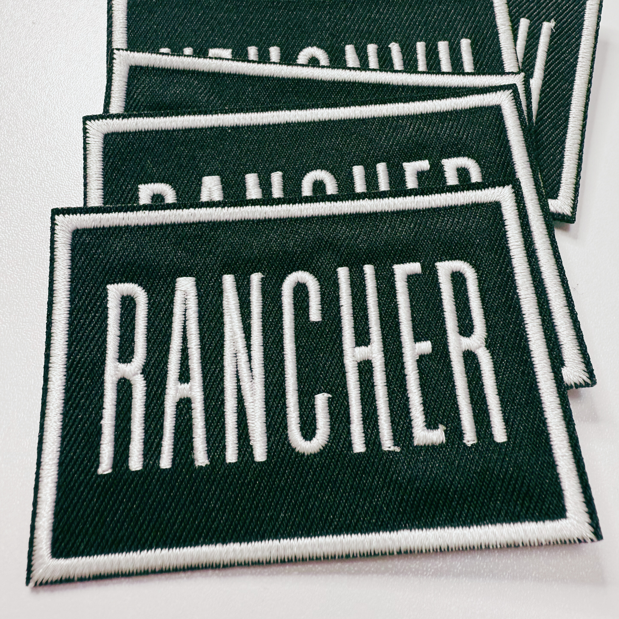 3" RANCHER - Embroidered Hat Patch – TEELUX