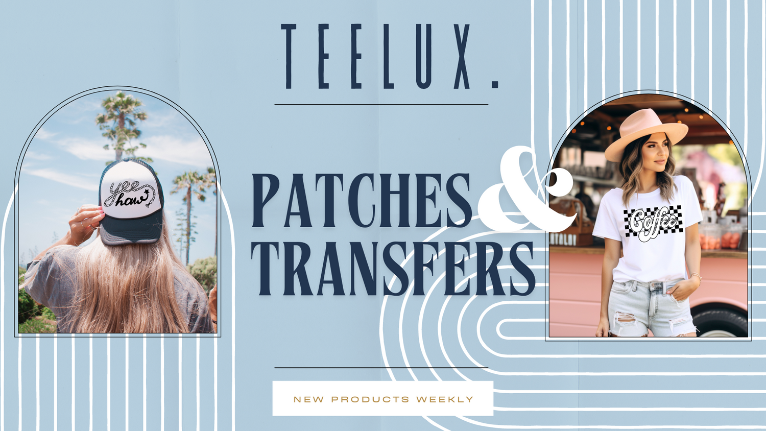 Welcome to TEELUX. Ready to Ship Patches and Screen Print Transfers.